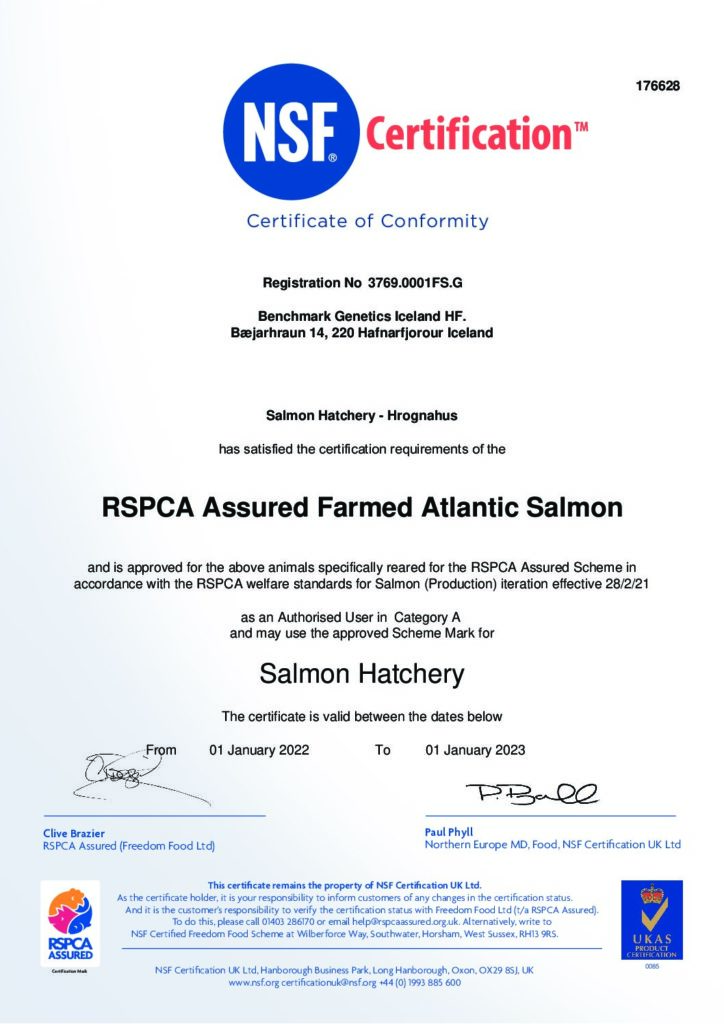 Certificates - Benchmark Genetics